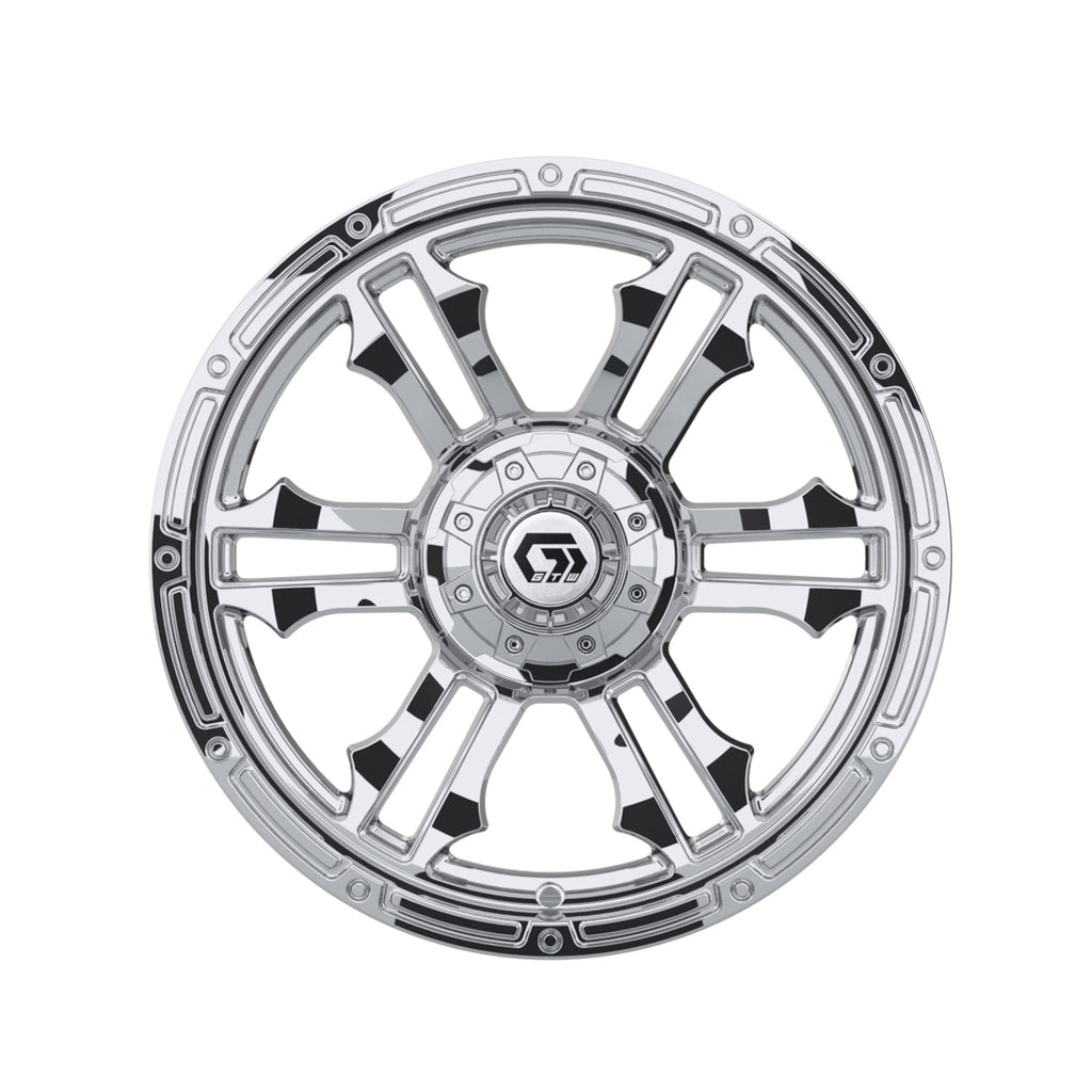 15" GTW Shogun Chrome Wheel – GolfCartGurus